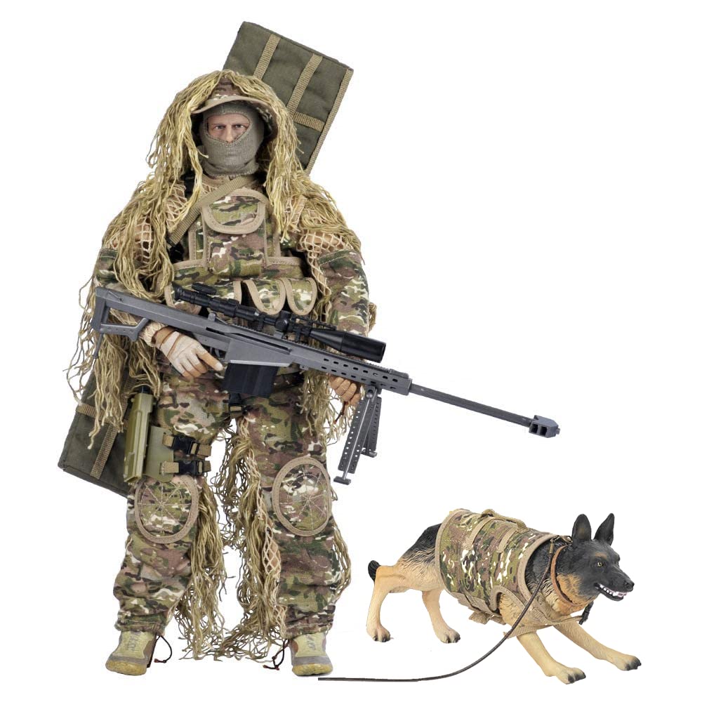Amazon.com: YEIBOBO ! Highly Detail Special Forces 12inch Action Figure ...