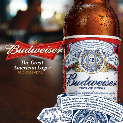 Budweiser: The Great American Lager 2010 Mini Calendar: Budweiser ...