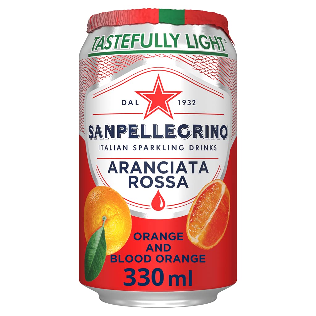 San Pellegrino Aranciata Rossa Sun-Ripened Orange and Blood Orange ...