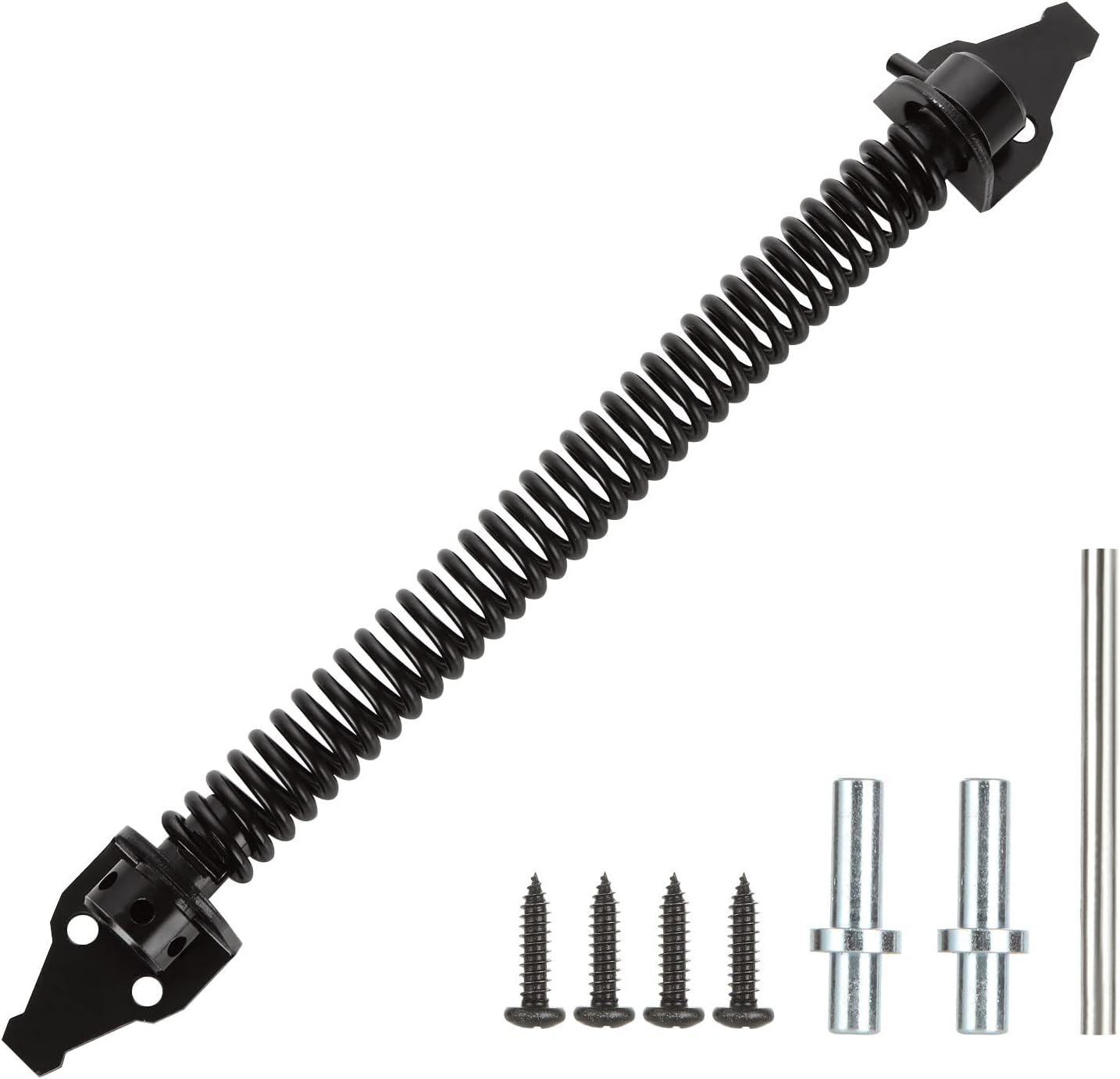 WeeGoo 2 Set 14 Inch Gate Closer Spring for Wooden Gate, Self Closing ...