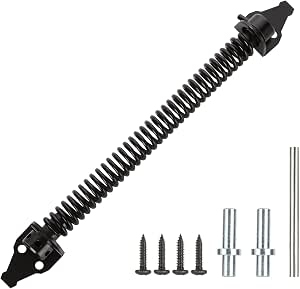 MIVIDE 14 Inch Gate Spring Closer, Adjustable Gate Spring, Self Closing ...