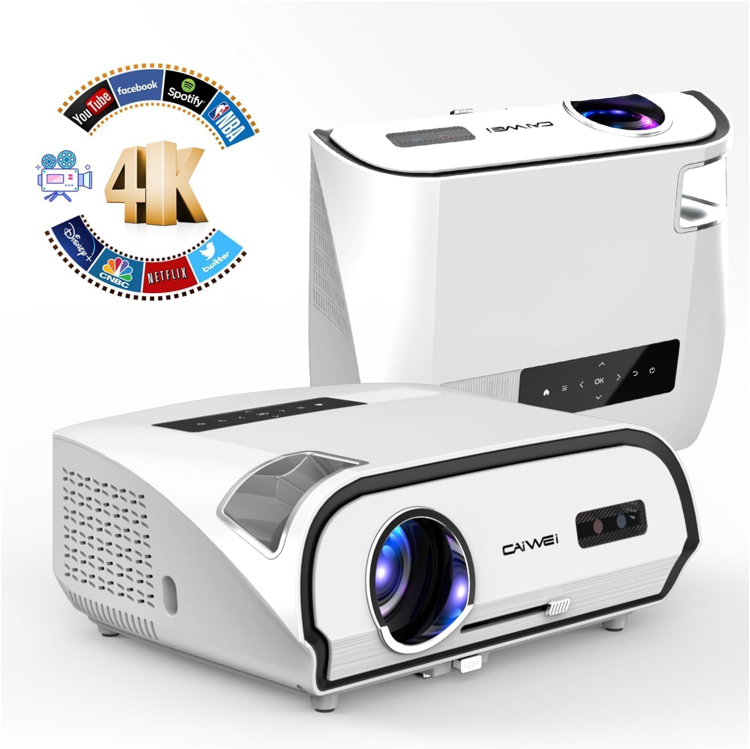 Amazon.com: 4K Ultra HD Home Theater Projector for Daytime Viewing ...