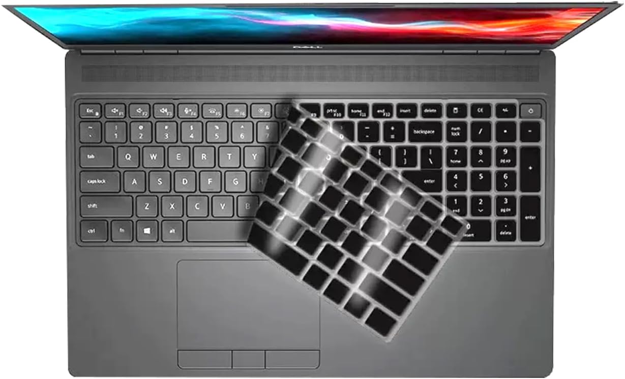 Amazon.com: JuYuish Silicone Keyboard Skin Compatible for Dell Latitude 5520 5521 5530 5531 15.6 ...
