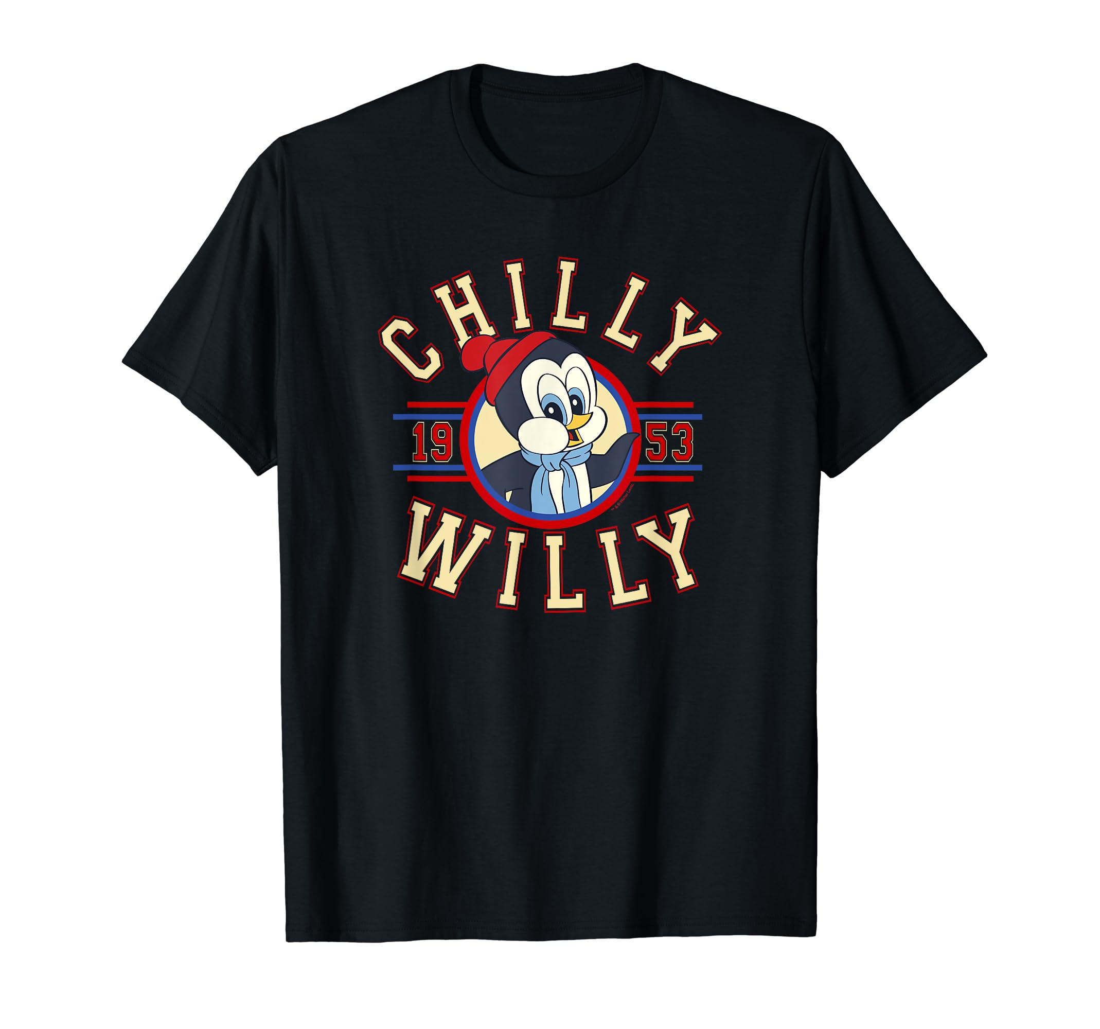 Amazon.com: Chilly Willy 1953 Throwback Collegiate T-Shirt : Clothing ...