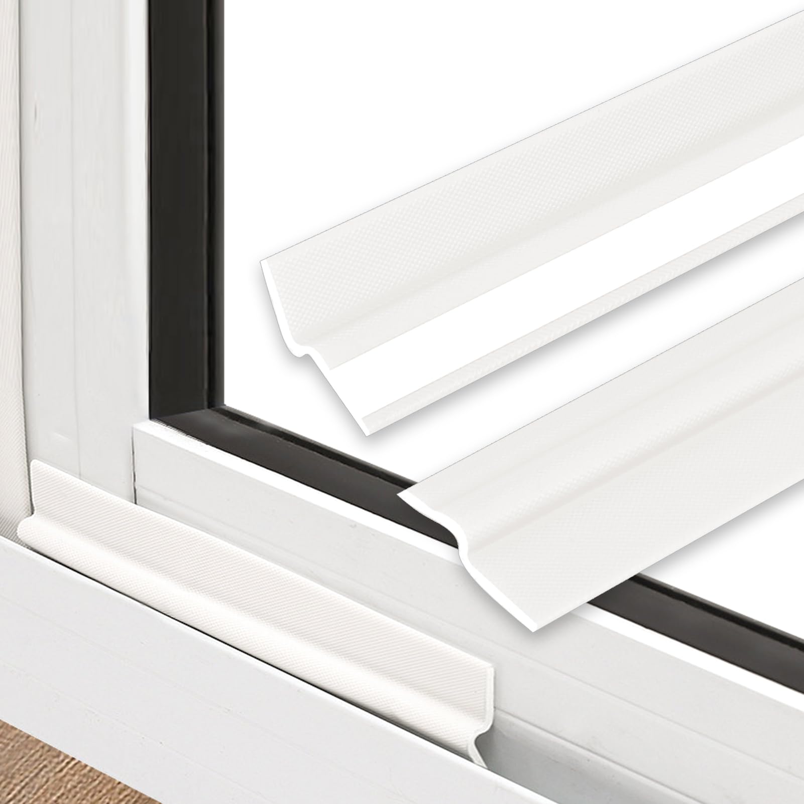 Window Draft Excluder Tape - 236 Inch/6m T Shape Window Draft Blocker ...