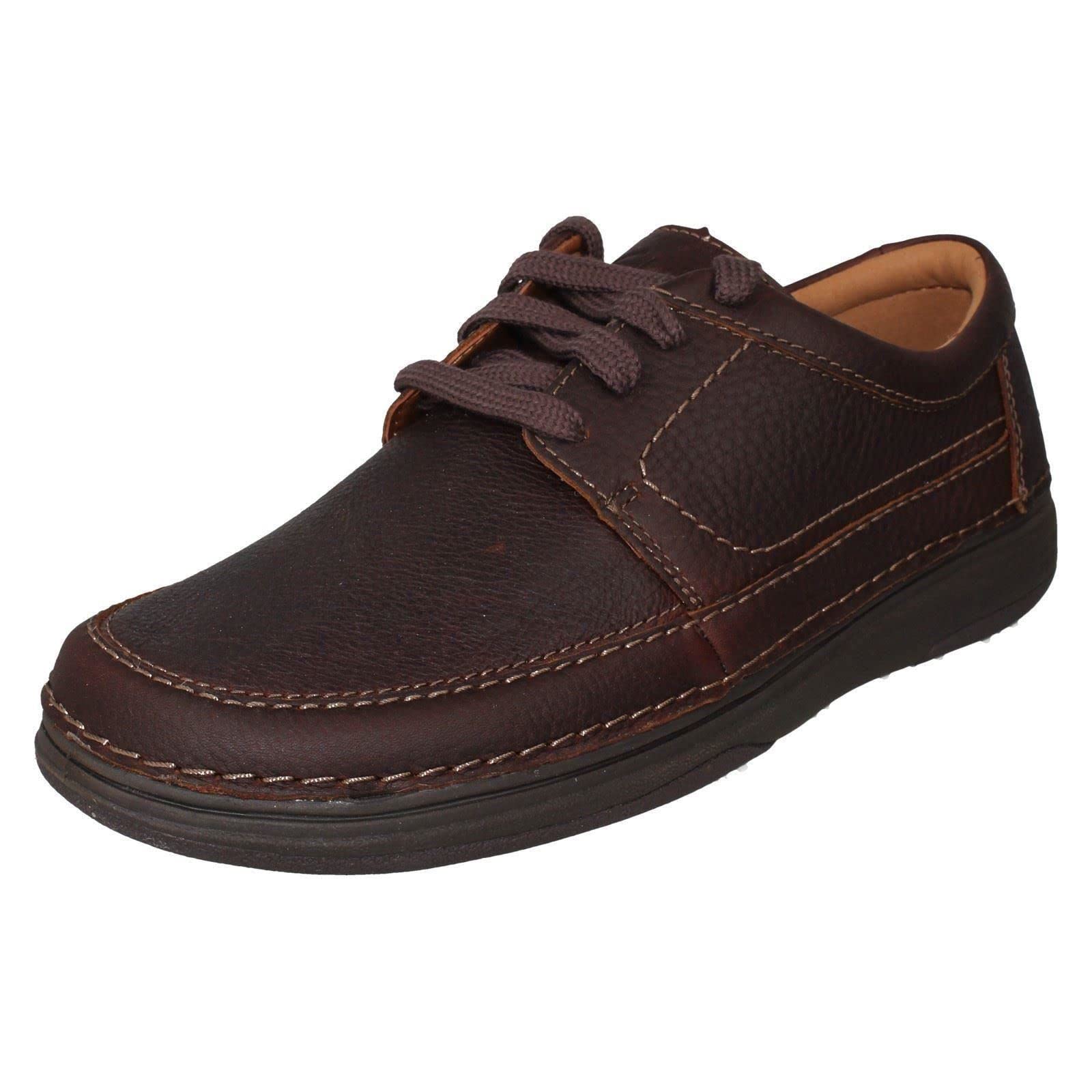 Clarks Mens Active Air Lace Up Casual Shoes Nature 5 Lo - Dark Brown ...
