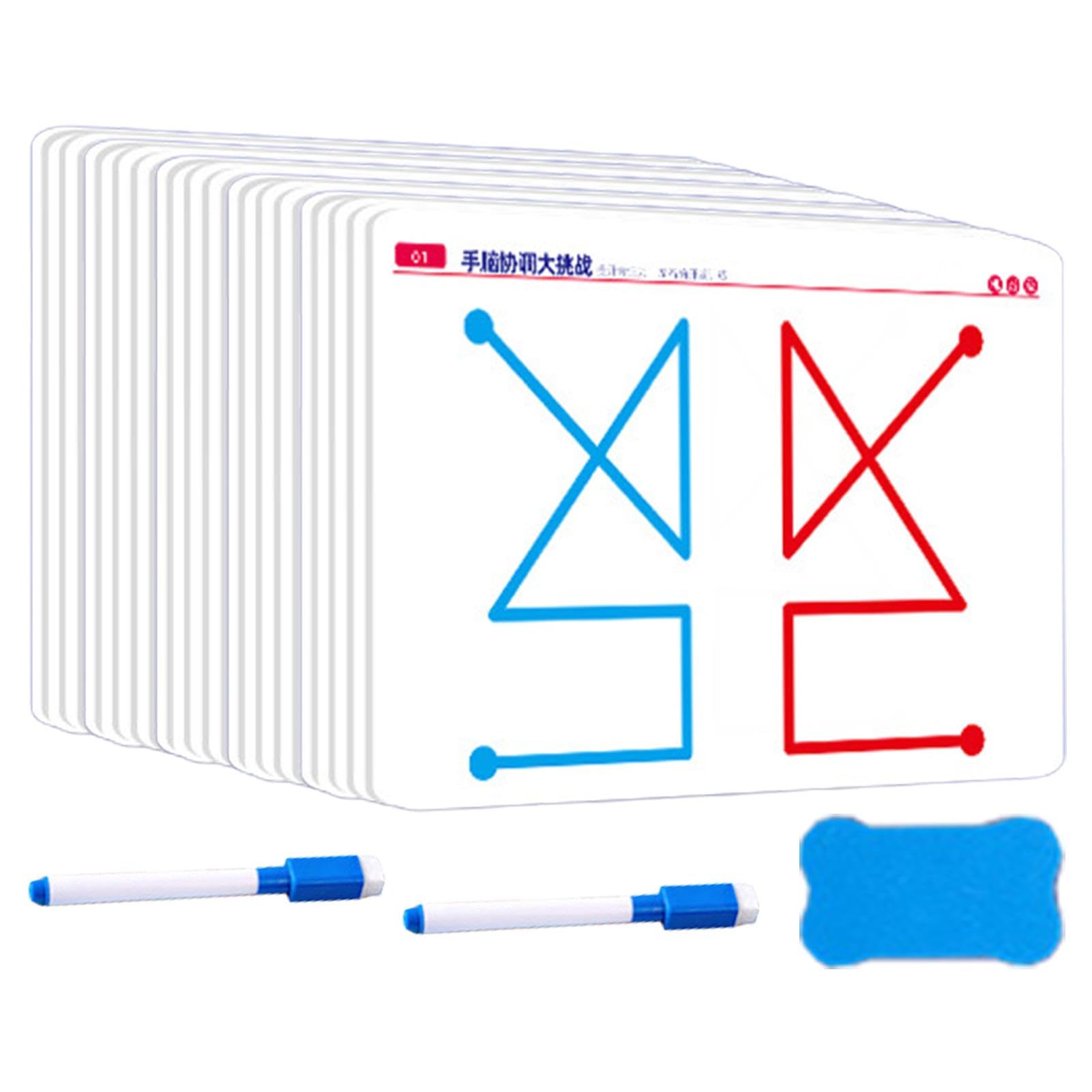 Amazon.com: Shakven Left & Right Brain Development Card for Parent ...