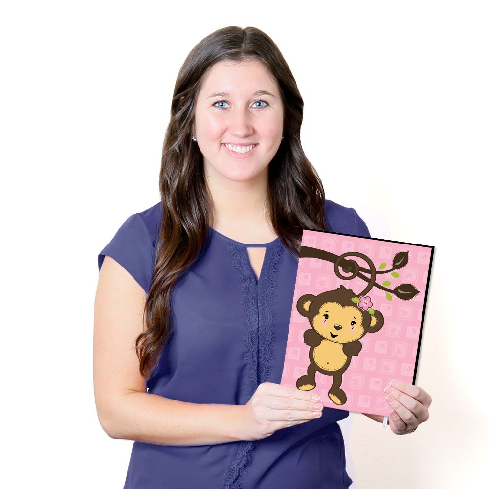 Girl Monkey Drawing For Kids