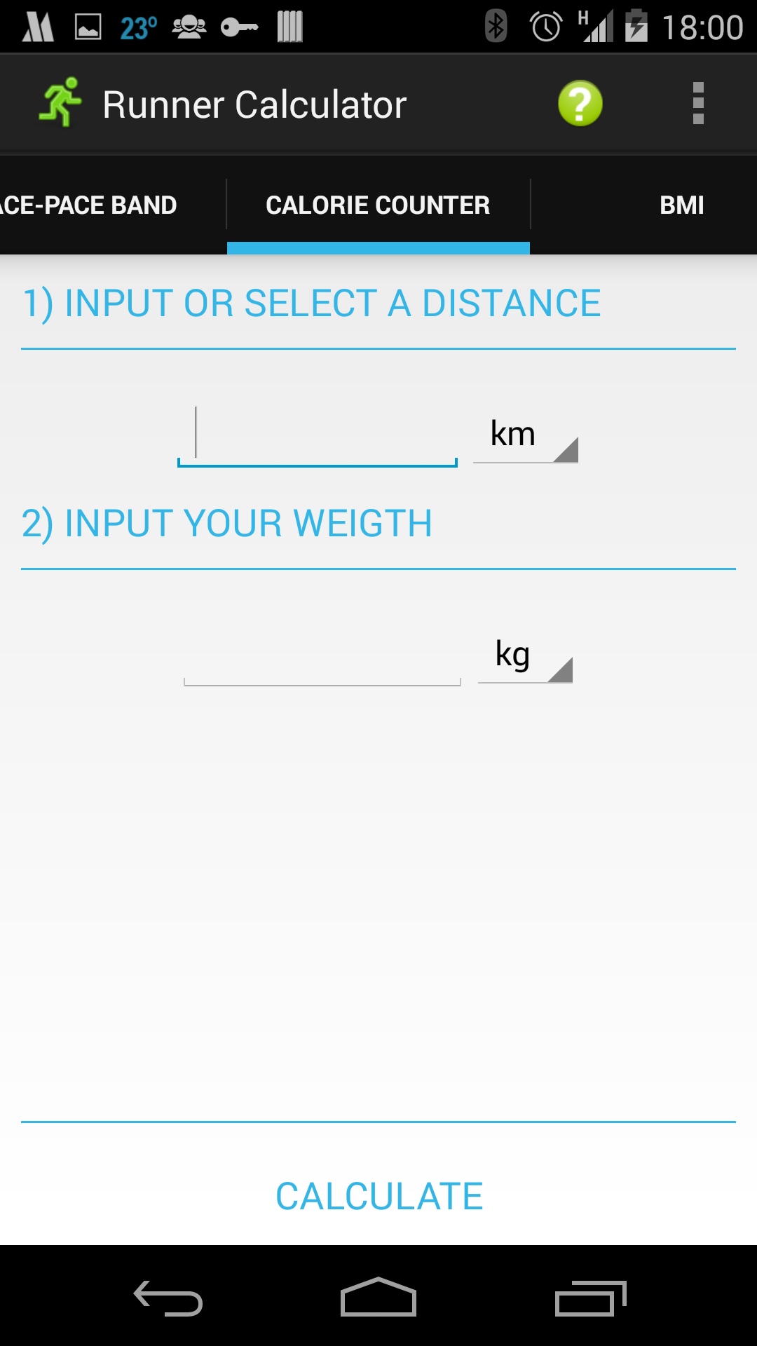 Running calculator - App on the Amazon Appstore