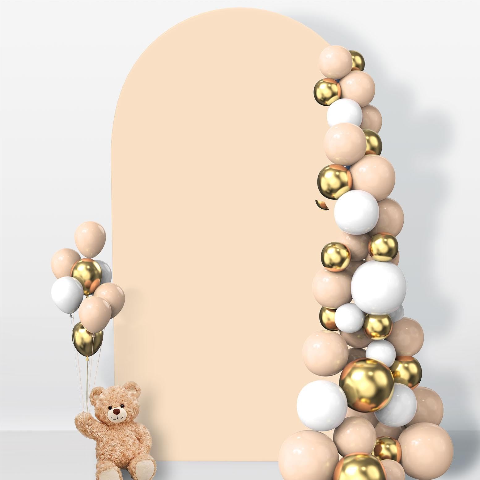 Amazon.com : 7.2FT Arch Backdrop Stand Cover for Parties, Spandex ...