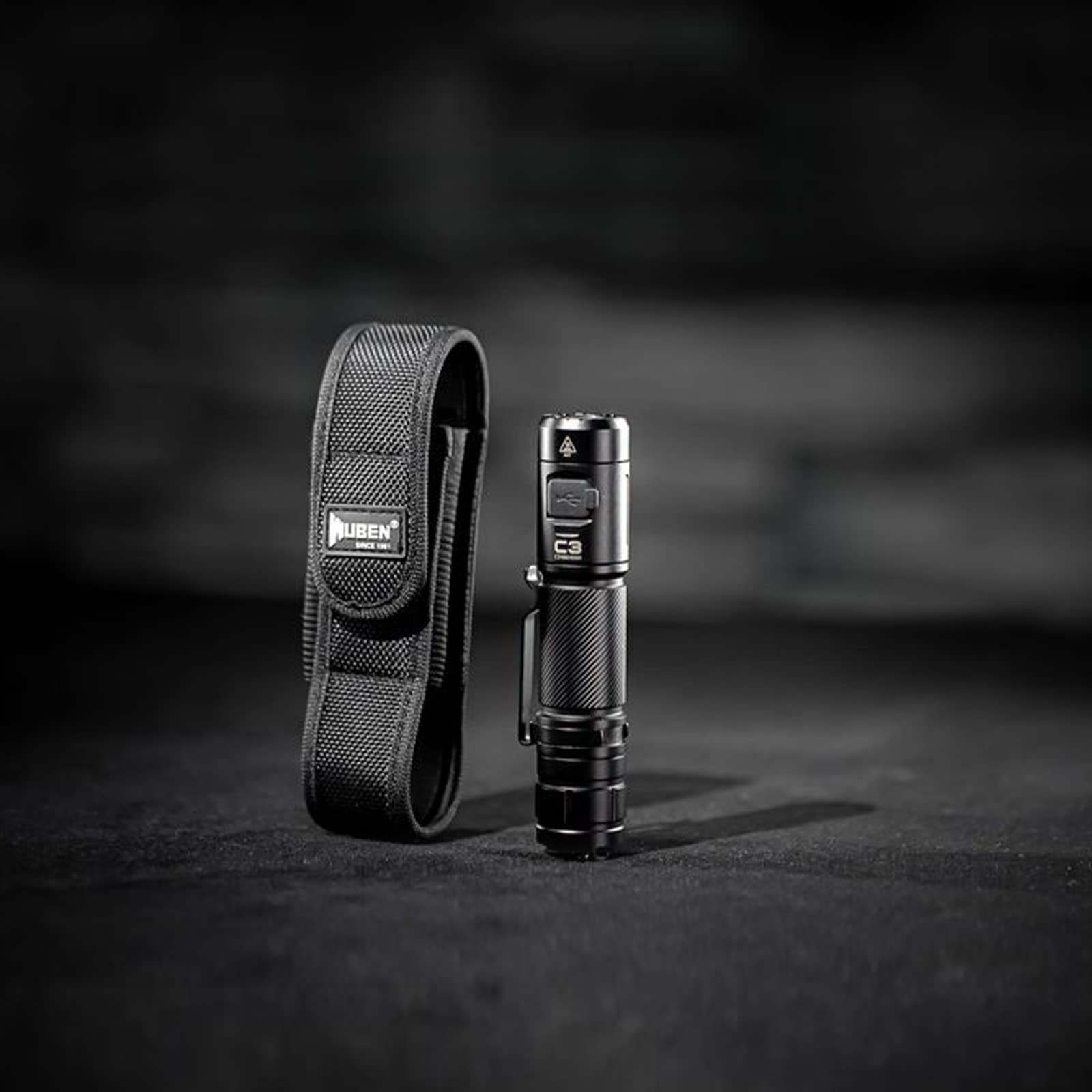 WUBEN C3 Flashlight 1200 High Lumens Rechargeable Flashlights 6 Modes ...