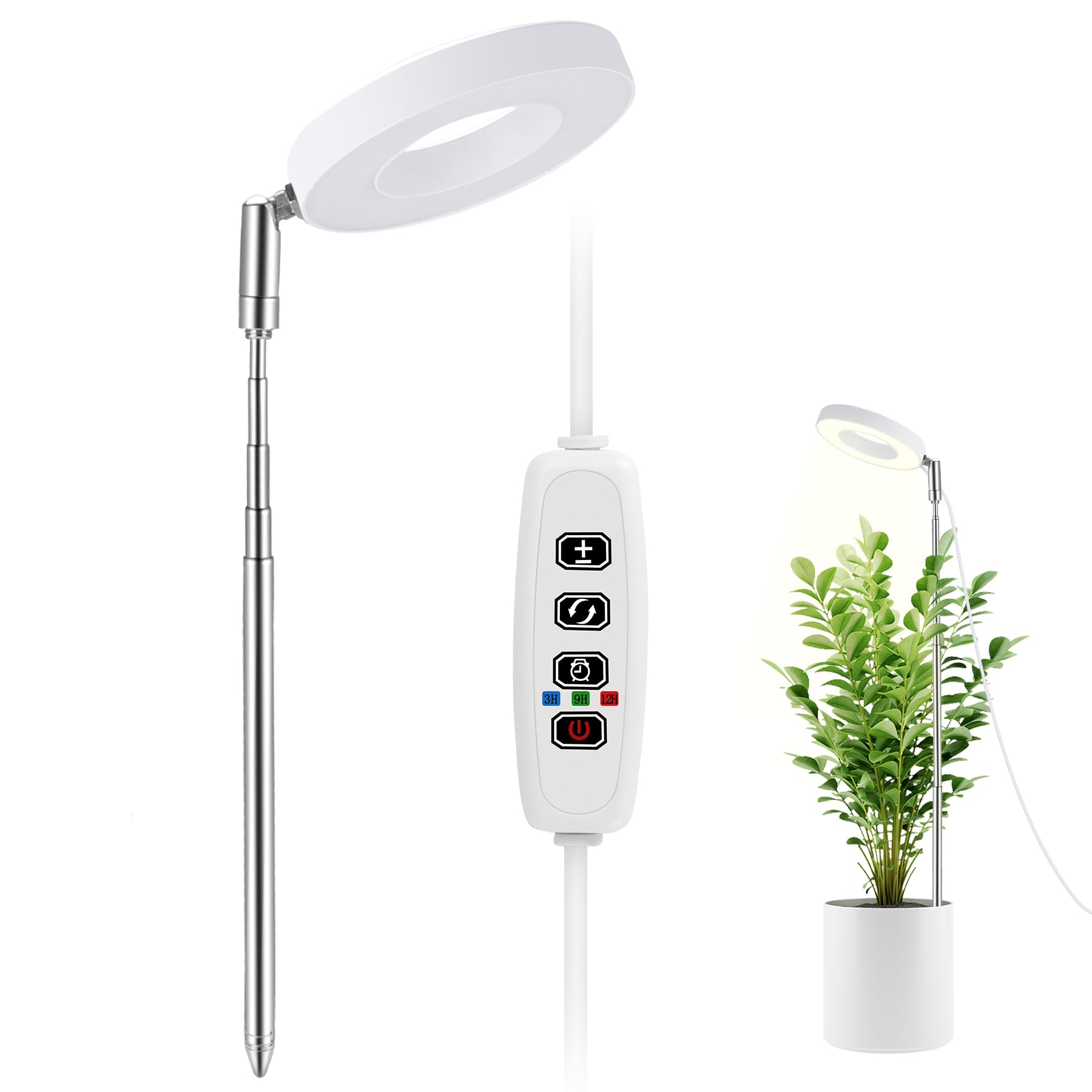 Amazon.com: AZFUNN Small Grow Lights for Indoor Plants, Full Spectrum ...