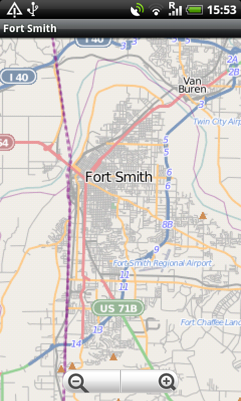 Fort Smith AR Street Map - App on Amazon Appstore