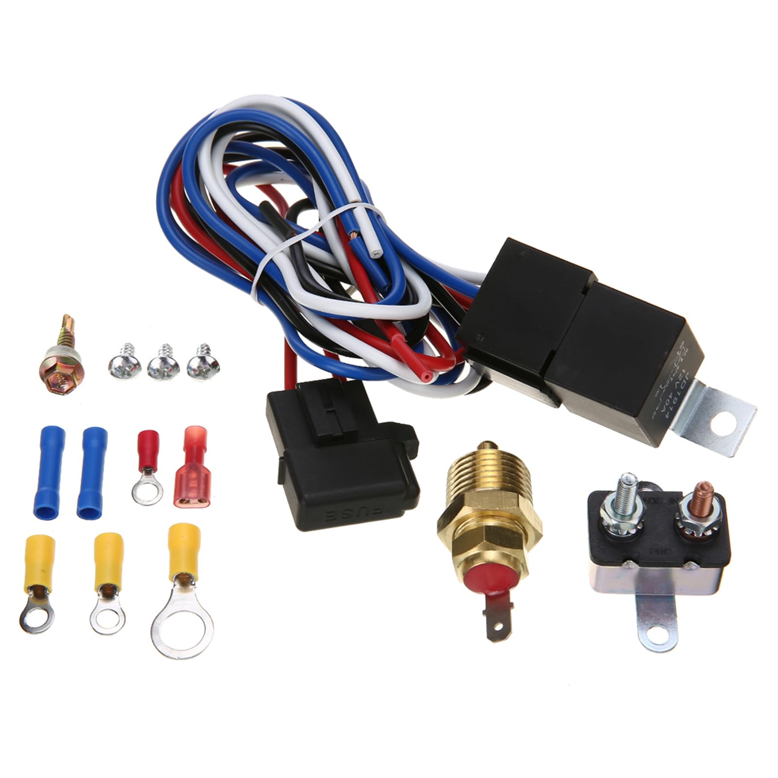 Adjustable Fan Temp Sensor 40 Amp Adjustable Fan Switch And Relay Kit