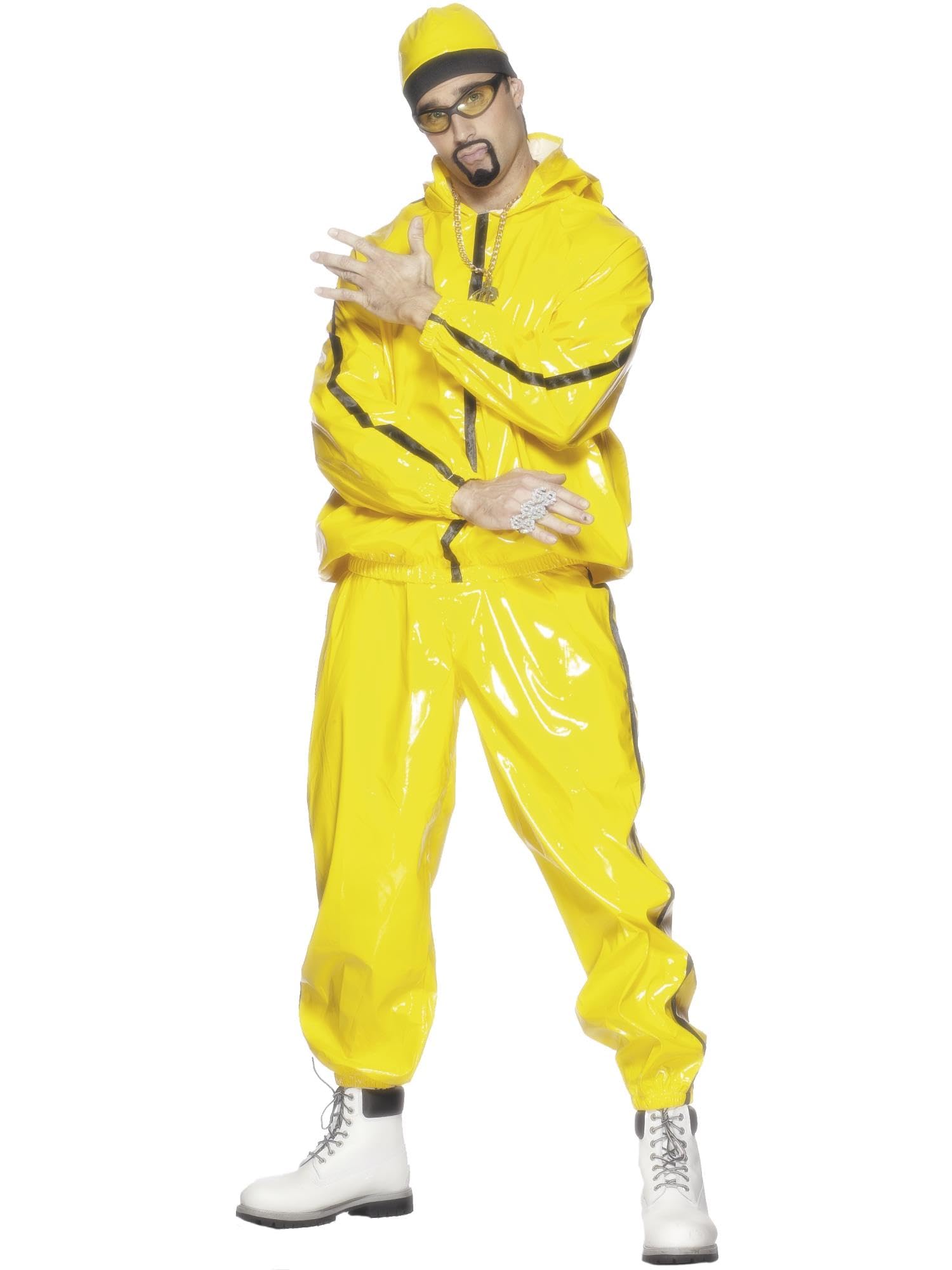 Smiffy's- Smiffys Costume De Rappeur Rapper Disfraz de Adulto, Color ...