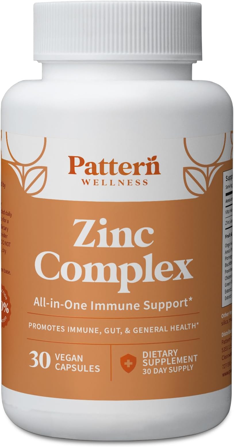 Amazon.com: Pattern Wellness Zinc Complex Supplement - High Absorption ...
