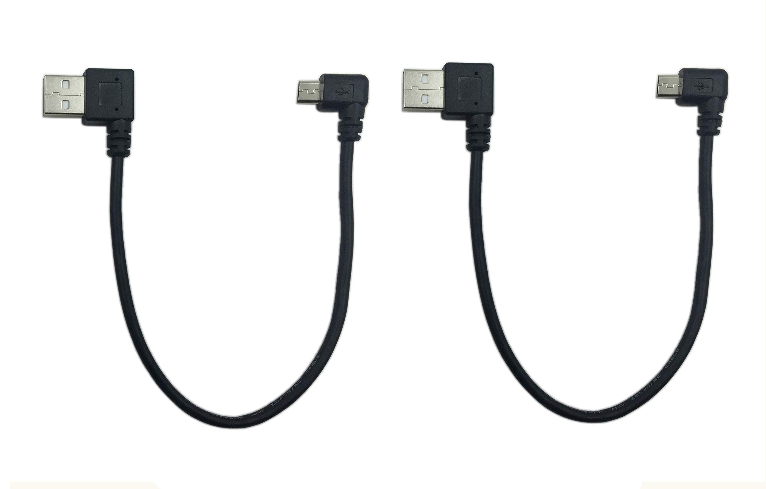 Amazon.com: CERRXIAN 9Inch Micro USB Cable Combo Right Angle Micro USB ...
