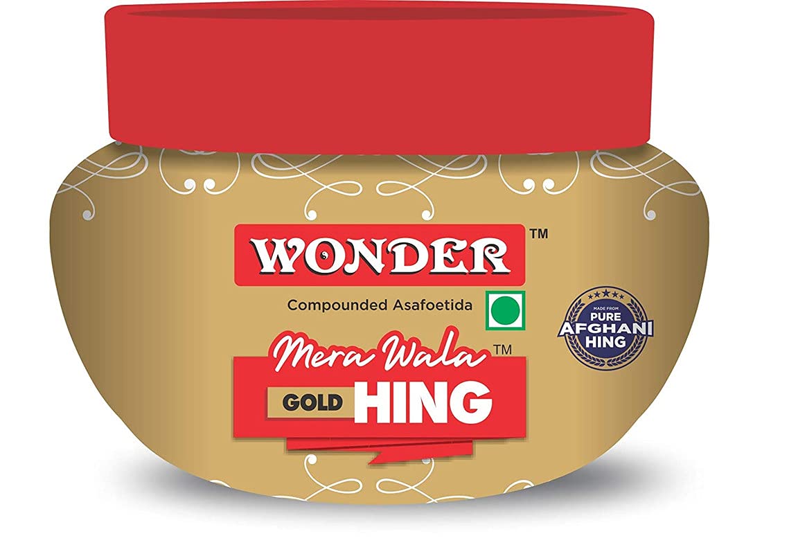 Wonder Mera Wala Gold Compounded Hing(Asafoetida)– 50 Grams : Amazon.in ...