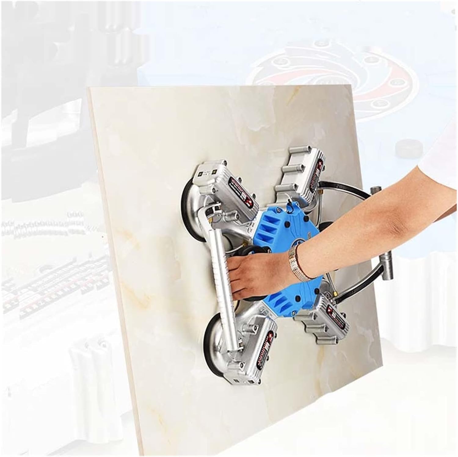 HEALBYBLE Smart Tile Tiling Machine Tile Vibrator 8 Speed Automatic Off ...