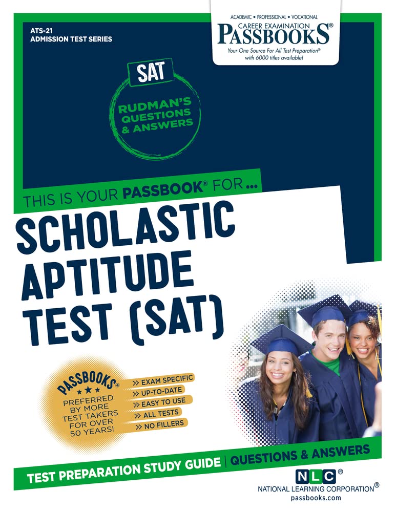 Amazon.com: Scholastic Aptitude Test (SAT) (ATS-21): Passbooks Study ...