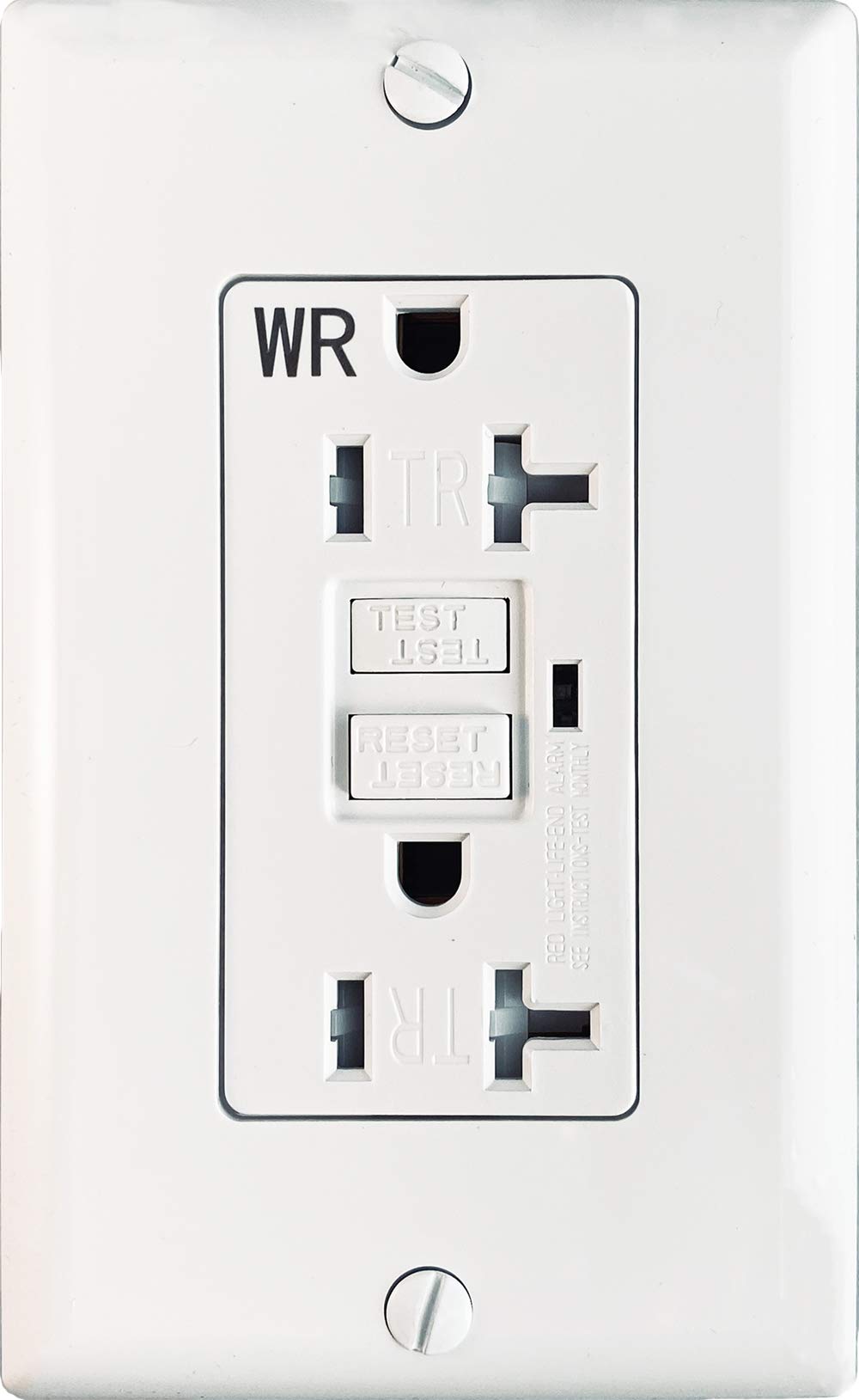 Buy 20 Amp GFCI Outlet, Tamper-Resistant, Duplex Receptacle with LED ...