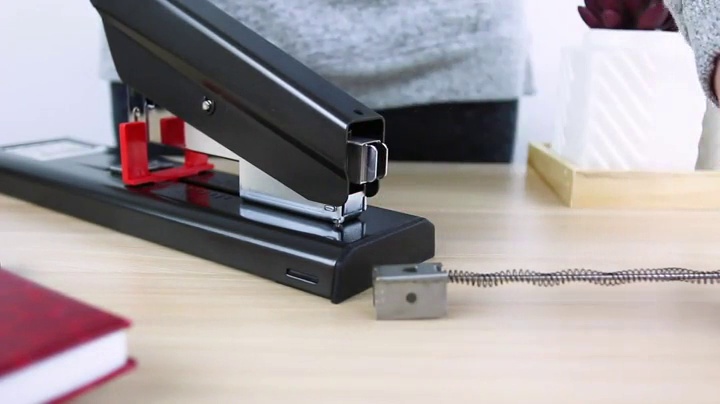 Watch Bostitch Antimicrobial 130 Sheet Heavy Duty Stapler, Black ...