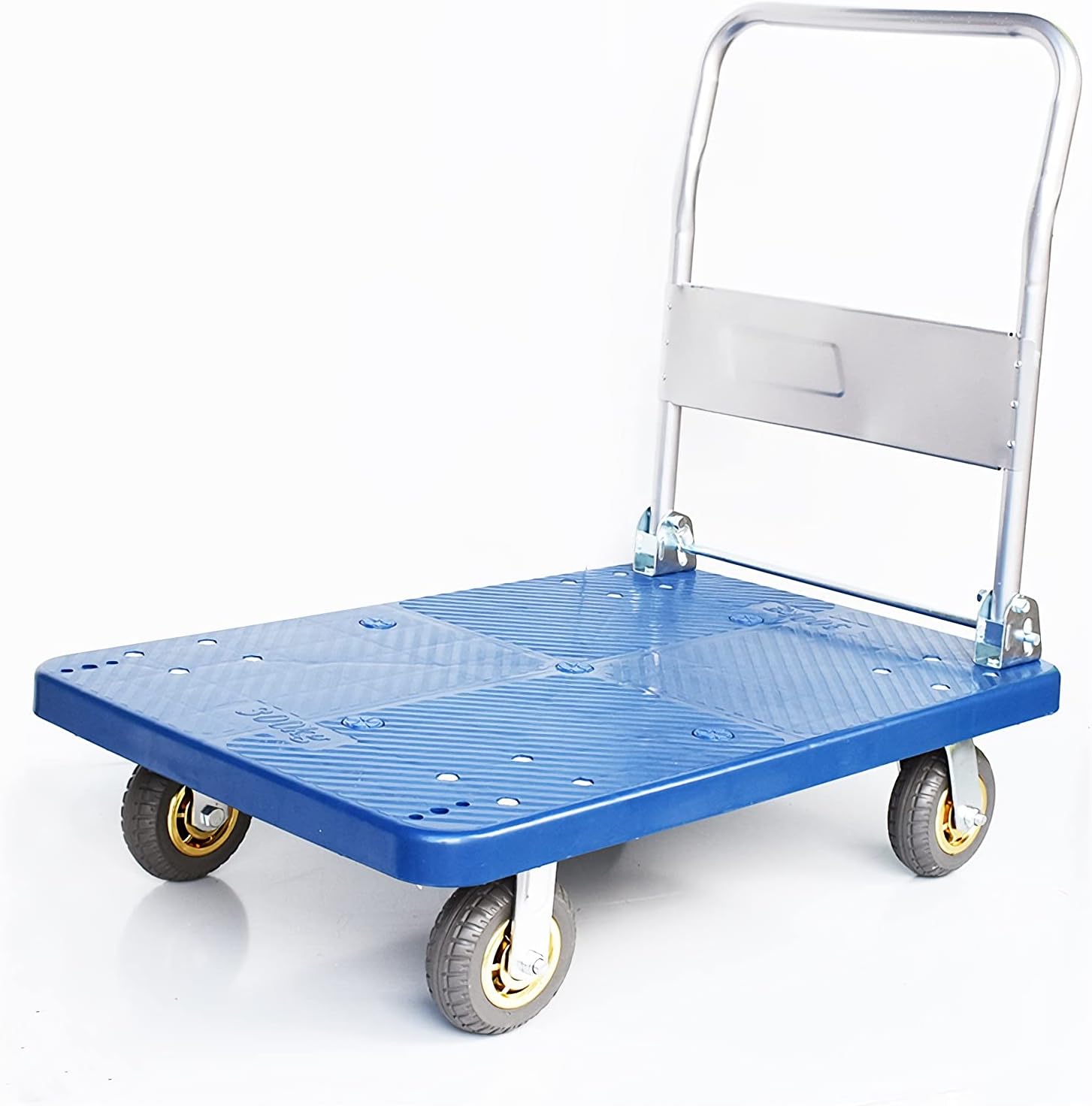 Amazon.com: Platform Hand Truck Platform Cart 4 Wheels Hand Truck with ...