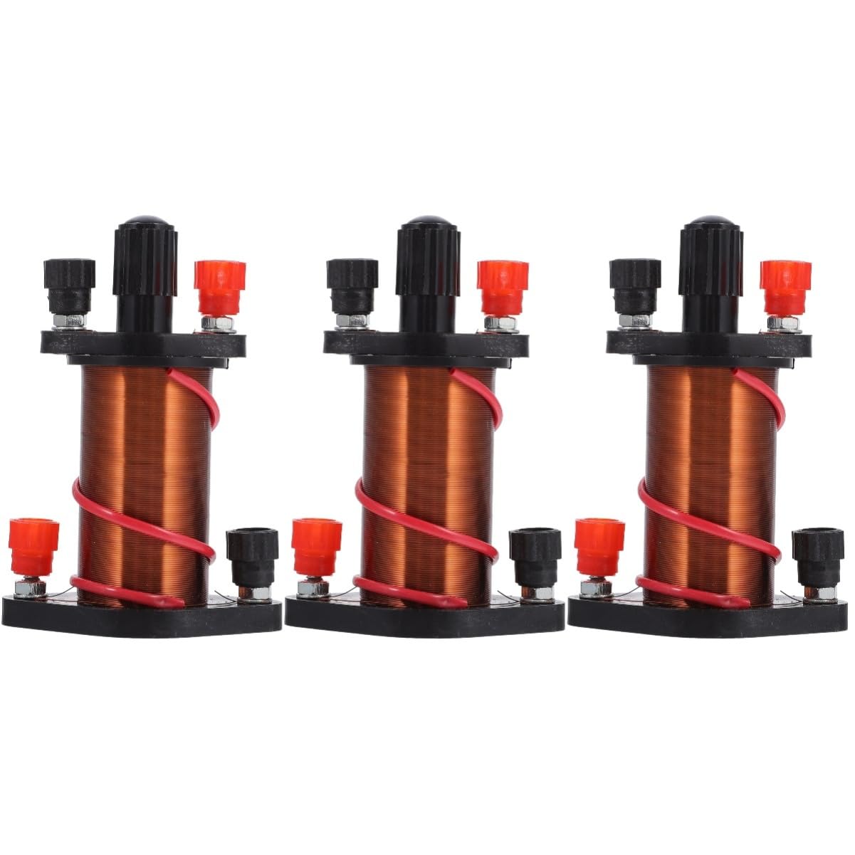 Amazon.co.jp: PartyKindom 3個 電磁誘導コイル helix デモ用コイル 磁気浮上モジュール 浮上 実験用シリンダー ...