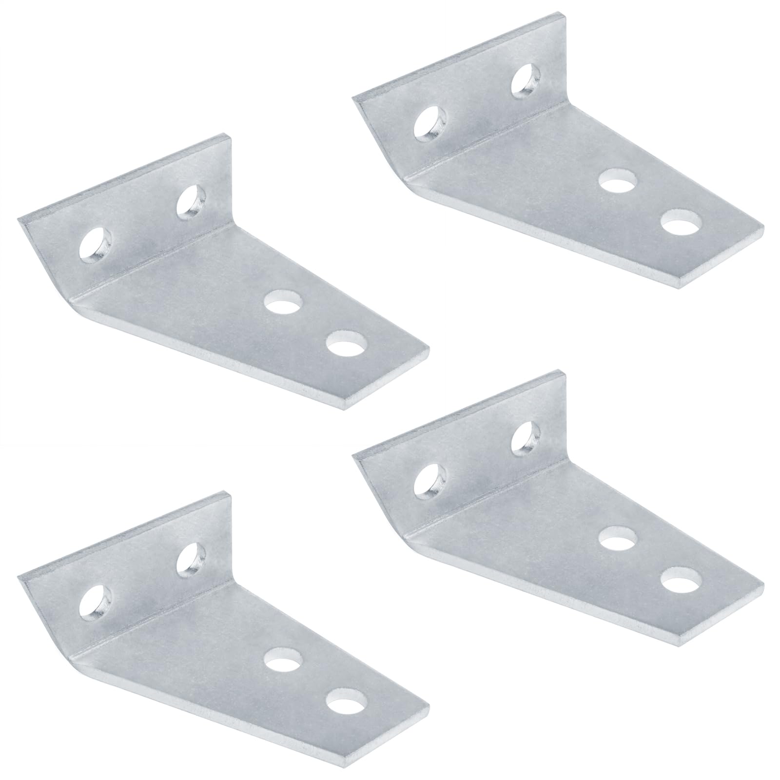 Amazon.com: 4 Pcs 4 Hole 90° Fitting, Right Hand, Fit for 1/2" Bolt in ...