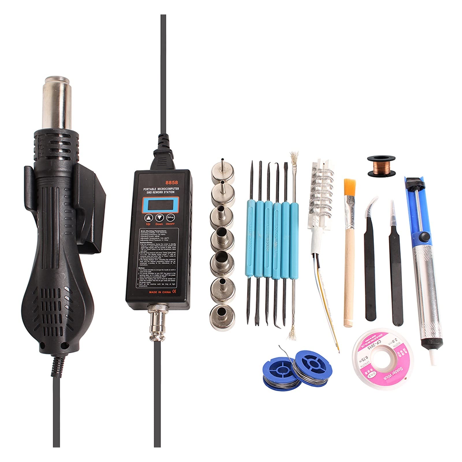 Buy YAOSHI Welding Station Hot Air 8858 Portable BGA Rework Solder ...