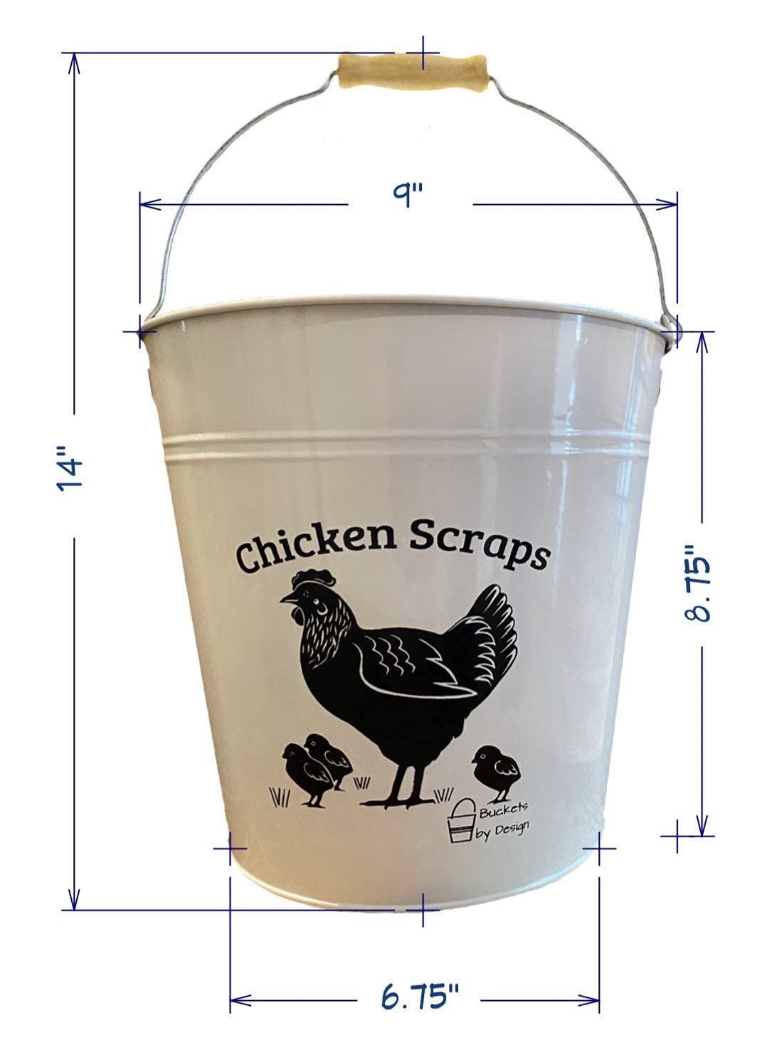 Chicken Scraps Bucket to collect your leftover food to feed your hens ...