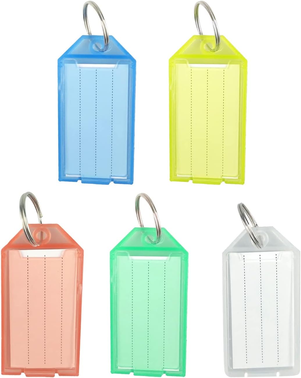 Amazon.com : Lucky Line Extra Strength Key Tag with Split Ring; Clear ...