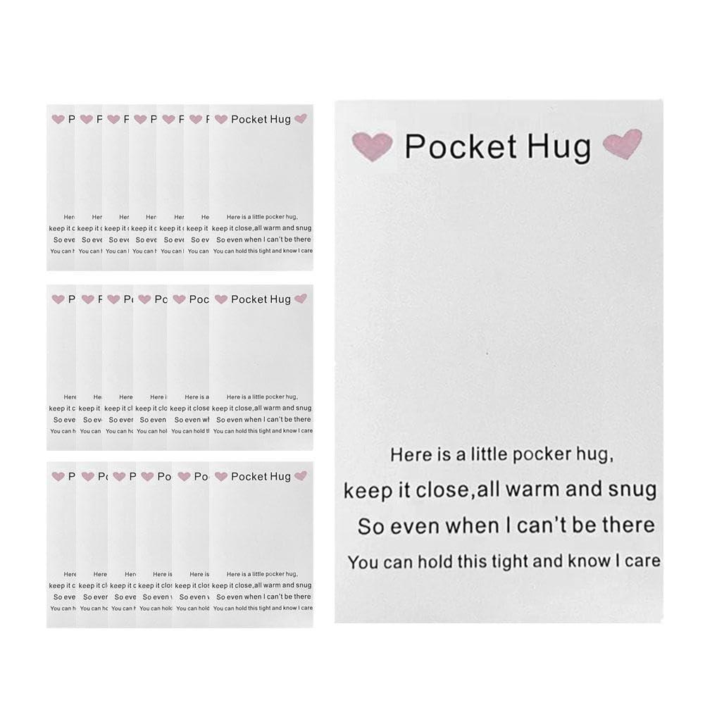 Amazon.com: GHYJPAJK 20/30 Pocket Hug Cards, Pocket Hug Backing Cards ...