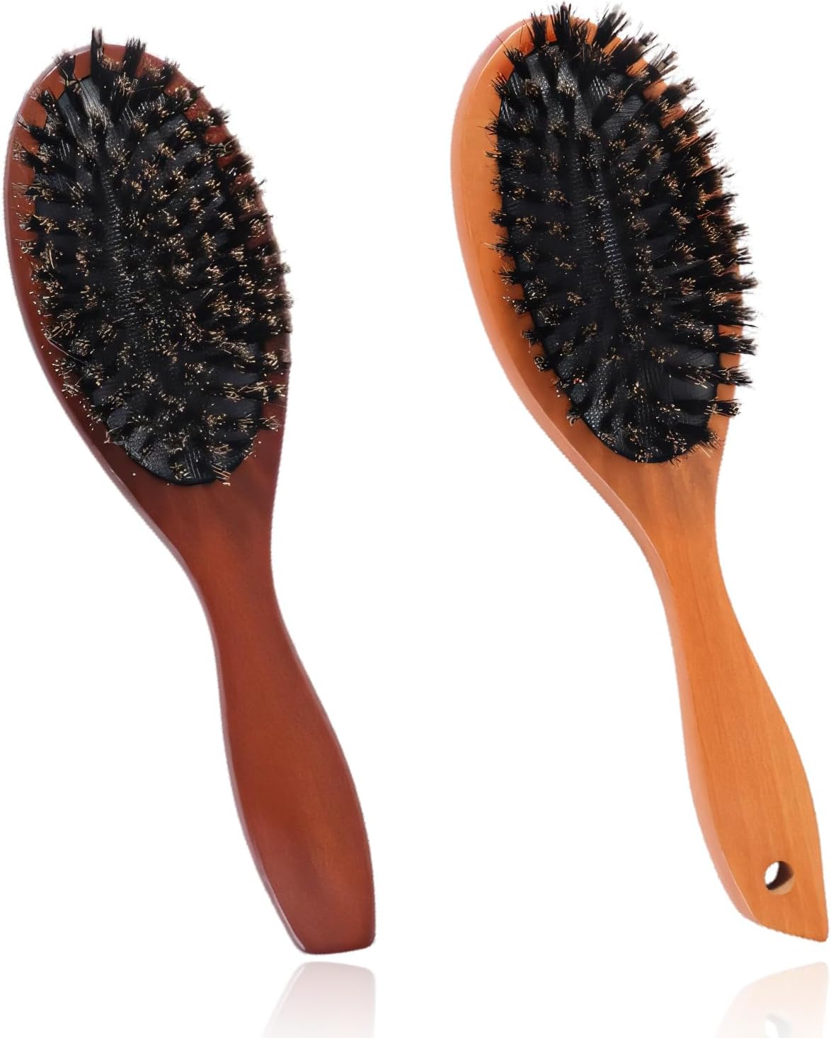 Amazon.com : Boar Bristle Hair Brush for Women Men Kid Soft Natural ...