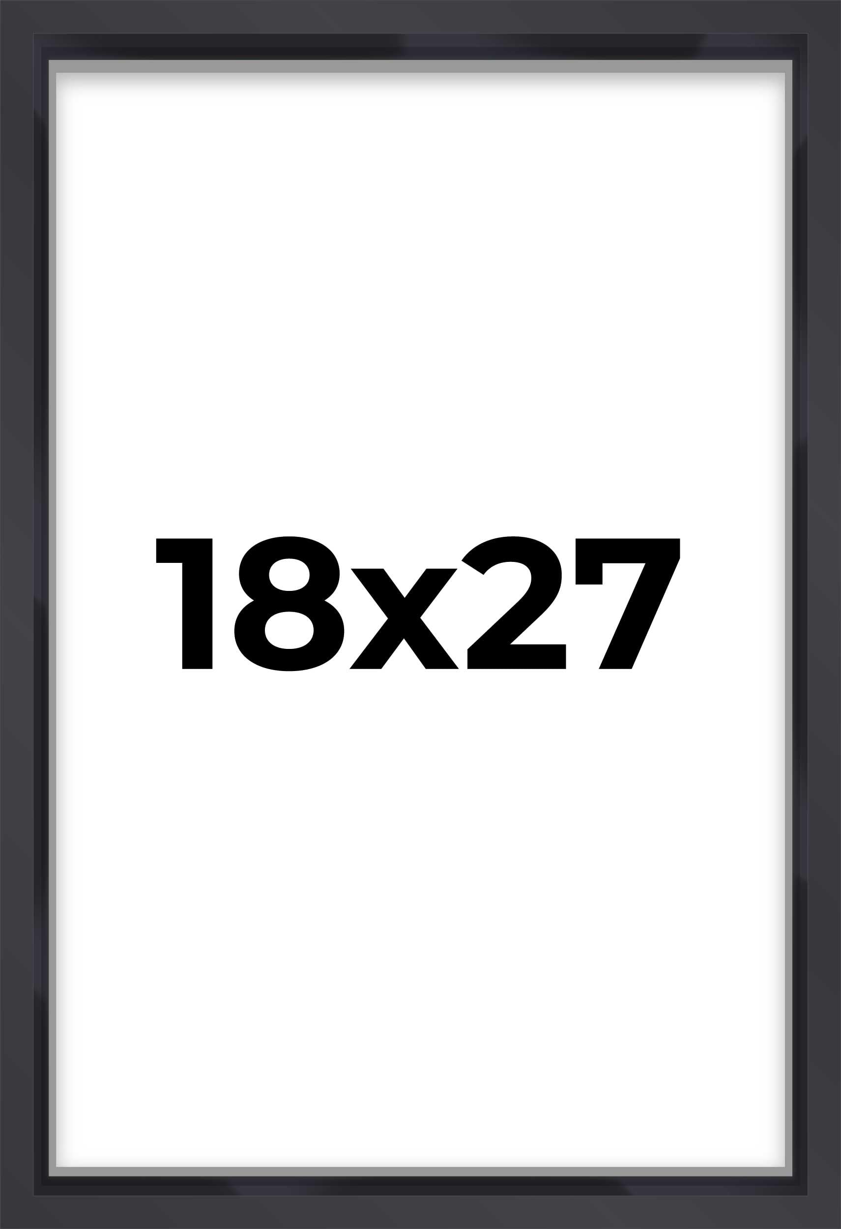 Amazon.com - 18x27 Shadow Box Frame Contemporary Black | 1" Depth of ...