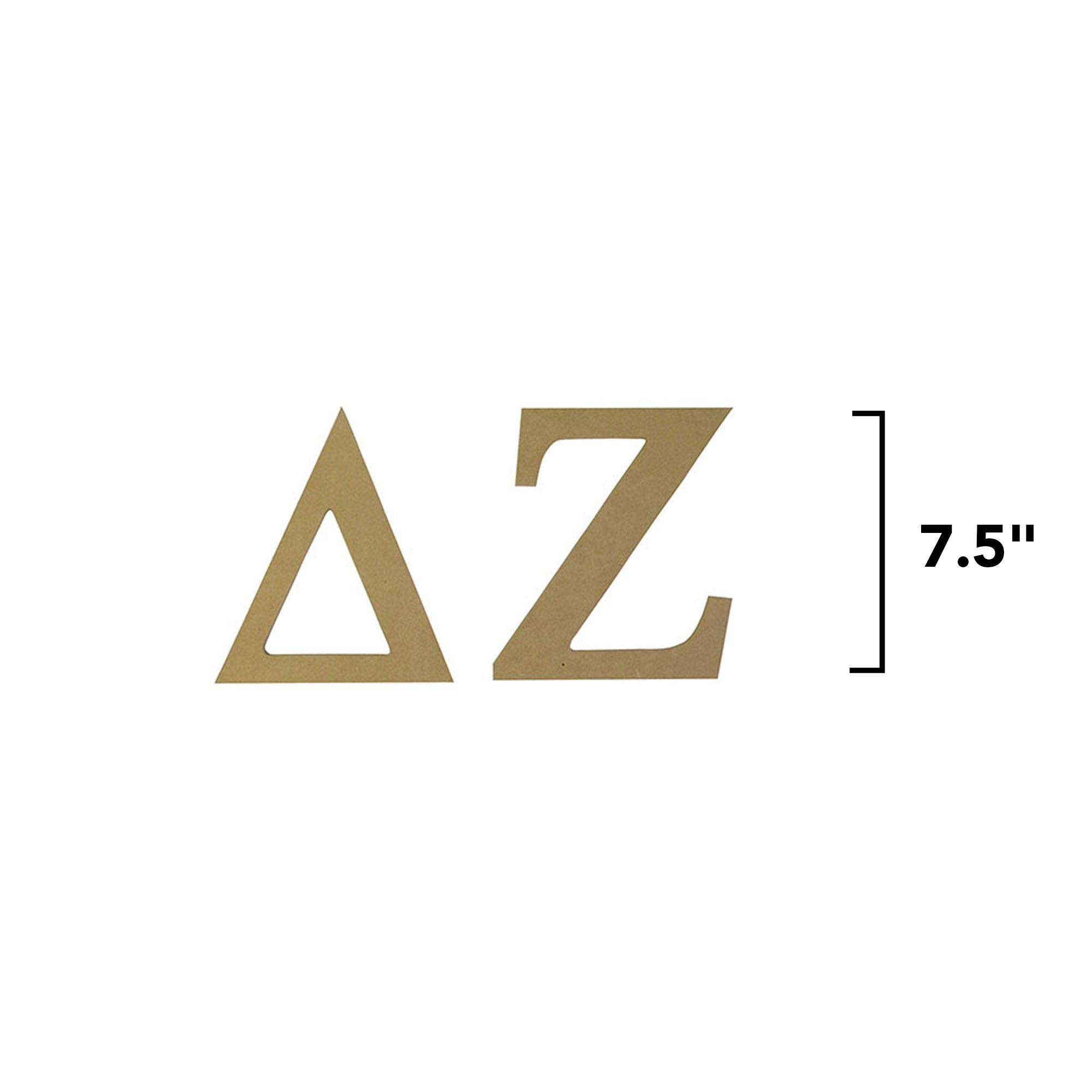 Delta Zeta Wooden Letters Delta Zeta Greek Jersey – Greek Divine And