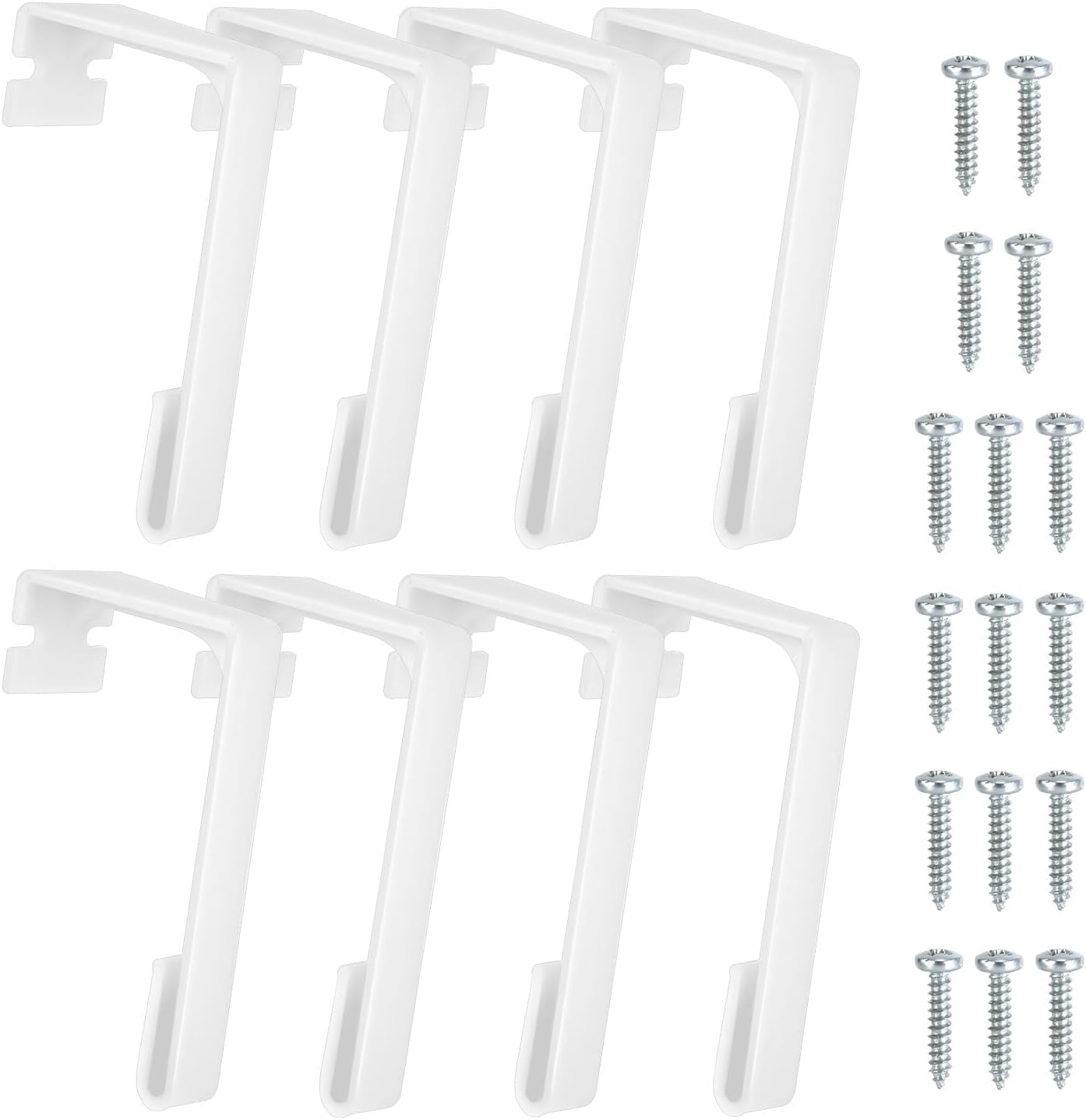 Amazon.com: 8 Pack RV Curtain Track Clip Set, Plastic Camper Window ...