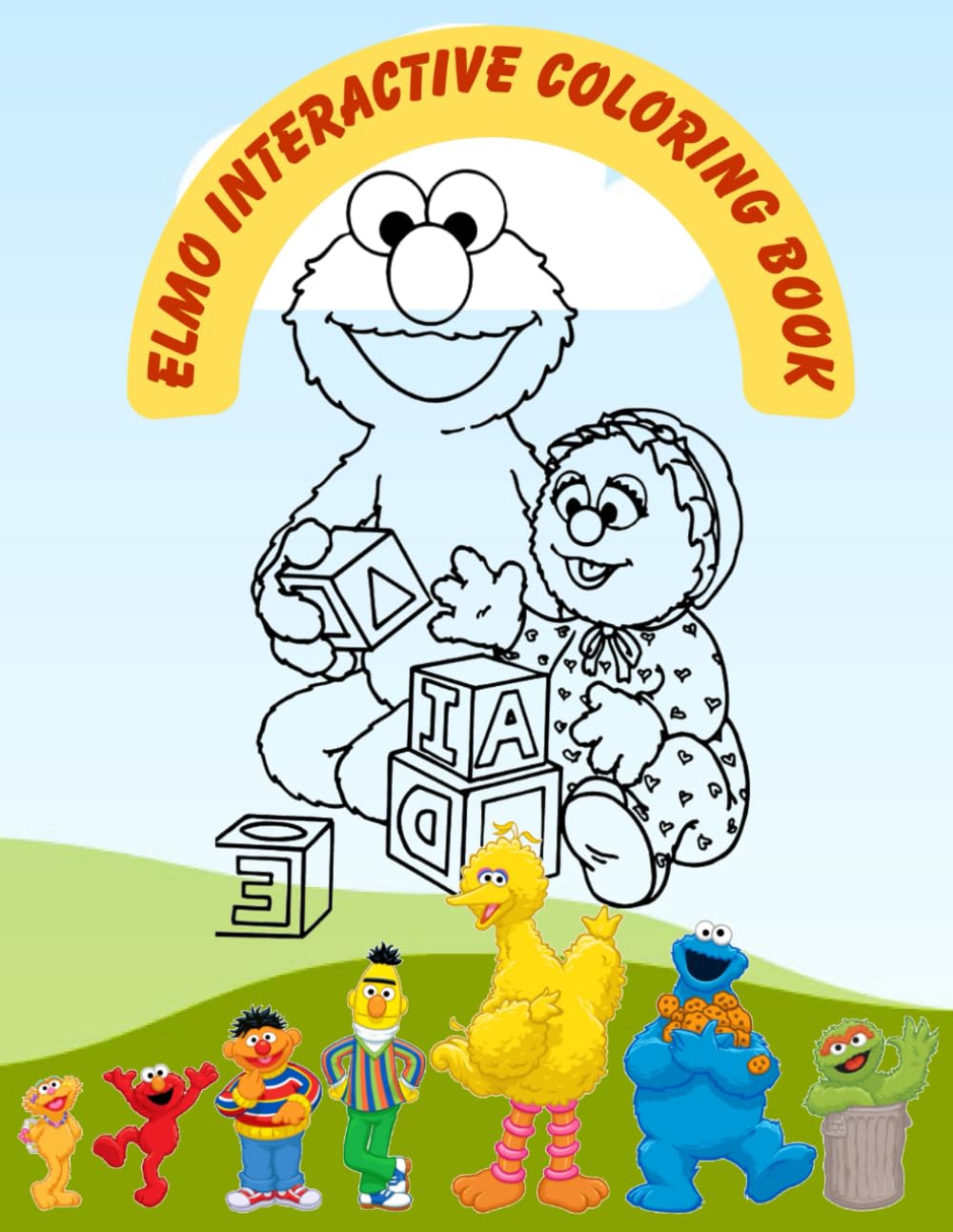 Elmo Interactive Coloring Book: An Economical Activity Book for ...