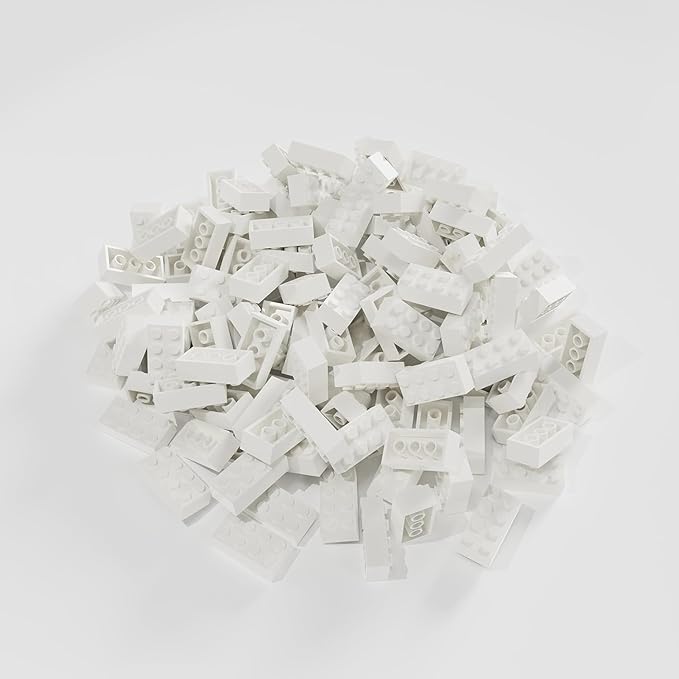 Amazon.com: YUJHITP 100 Piece White Bricks Bulk, White 2x4 Building ...
