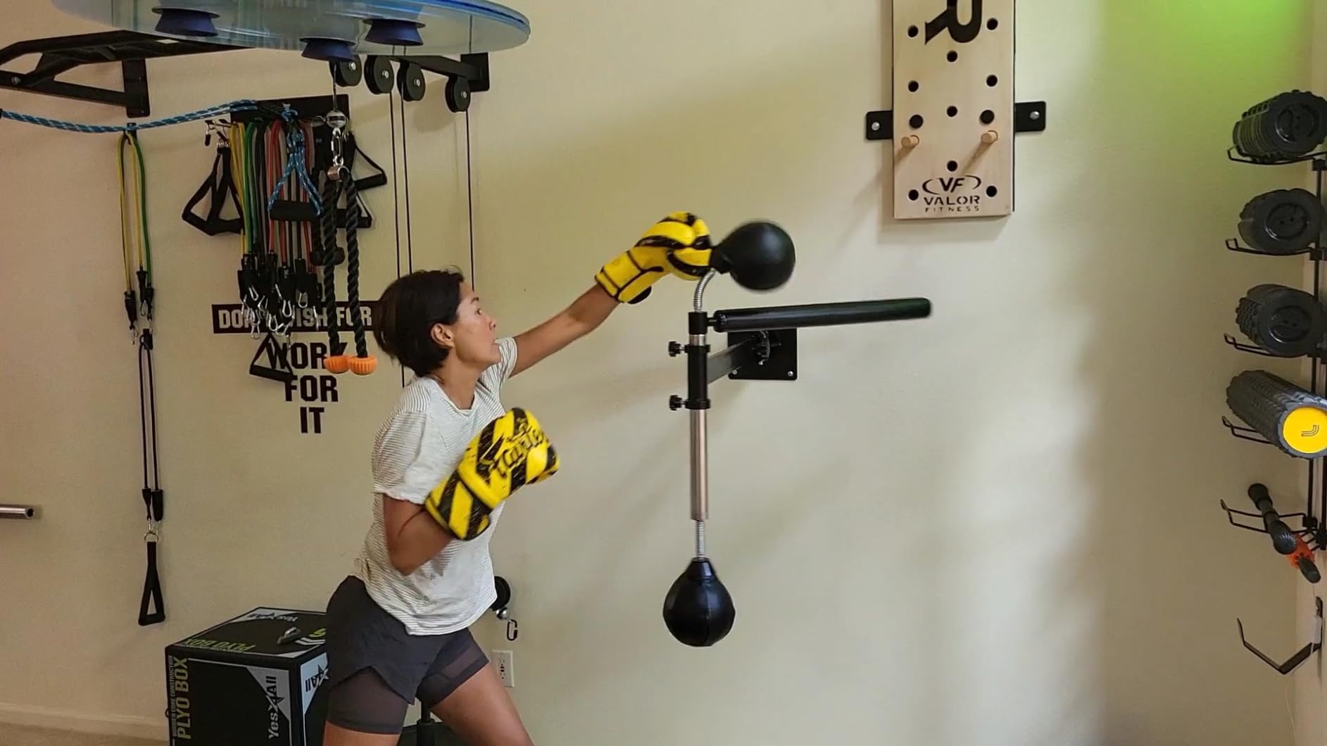 Amazon.com : BJTDLLX Boxing Bar, Heavy Duty Adjustable Speed Ball ...