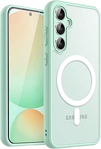 JETech Magnetic Case for Samsung Galaxy S24 FE, Compatible with MagSafe, Translucent Matte Back ...