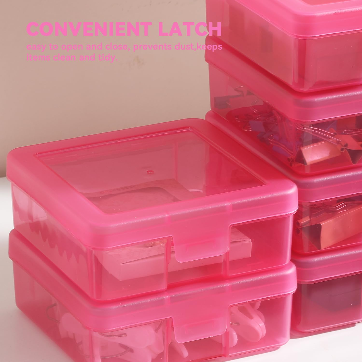 Snapklik.com : Small Plastic Storage Containers Clear Arts & Crafts ...