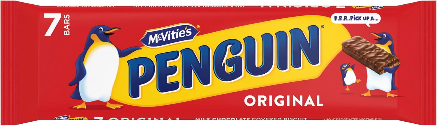 McVitie's Penguin Original Chocolate Biscuits 48 Bars : Amazon.co.uk ...