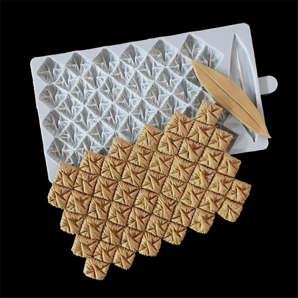 Embossed Textured Silicone Cake Mold, Wedding Birthday Cake Border Brim ...