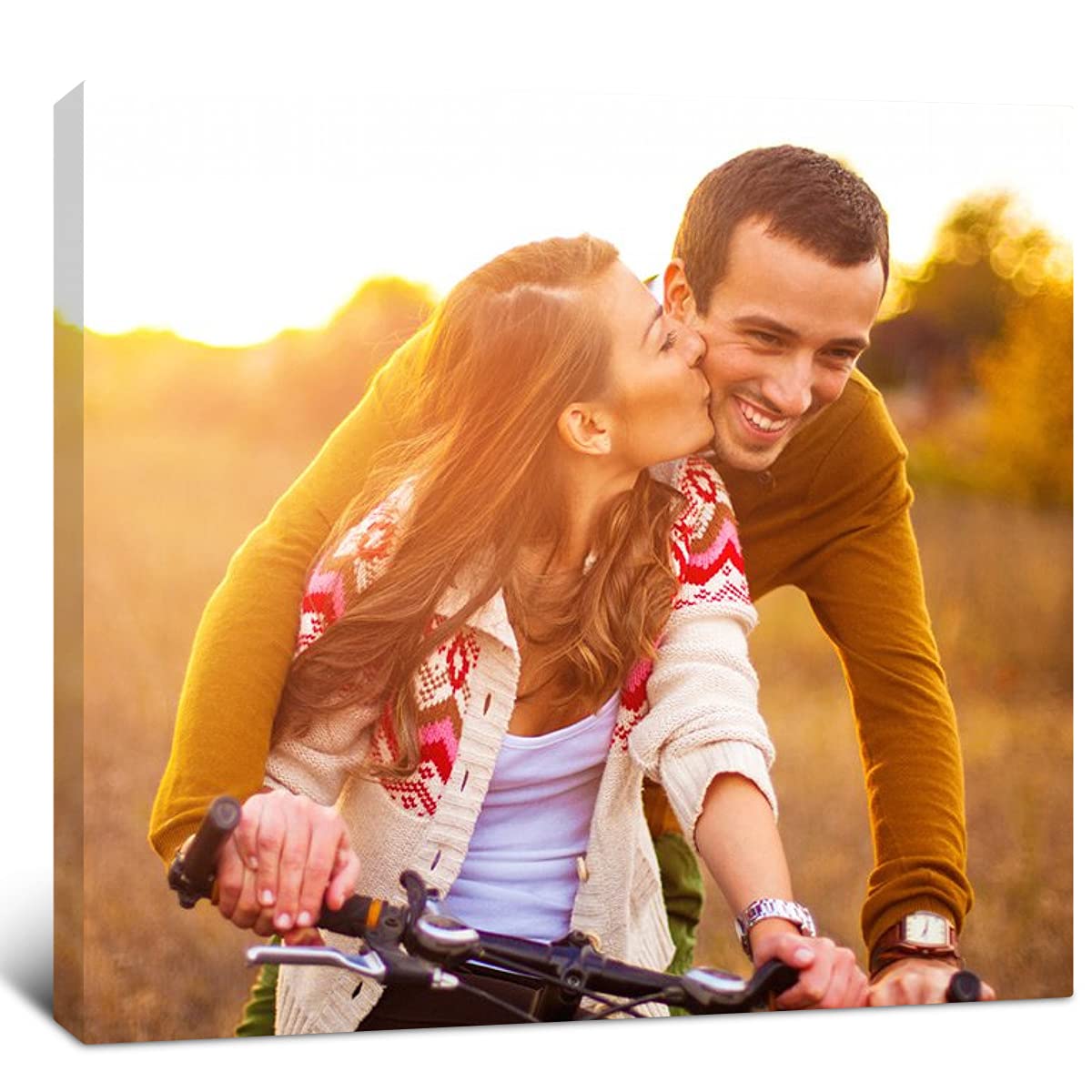 Amazon.com: Framed Canvas Prints With Your Photo-Personalized Picture ...