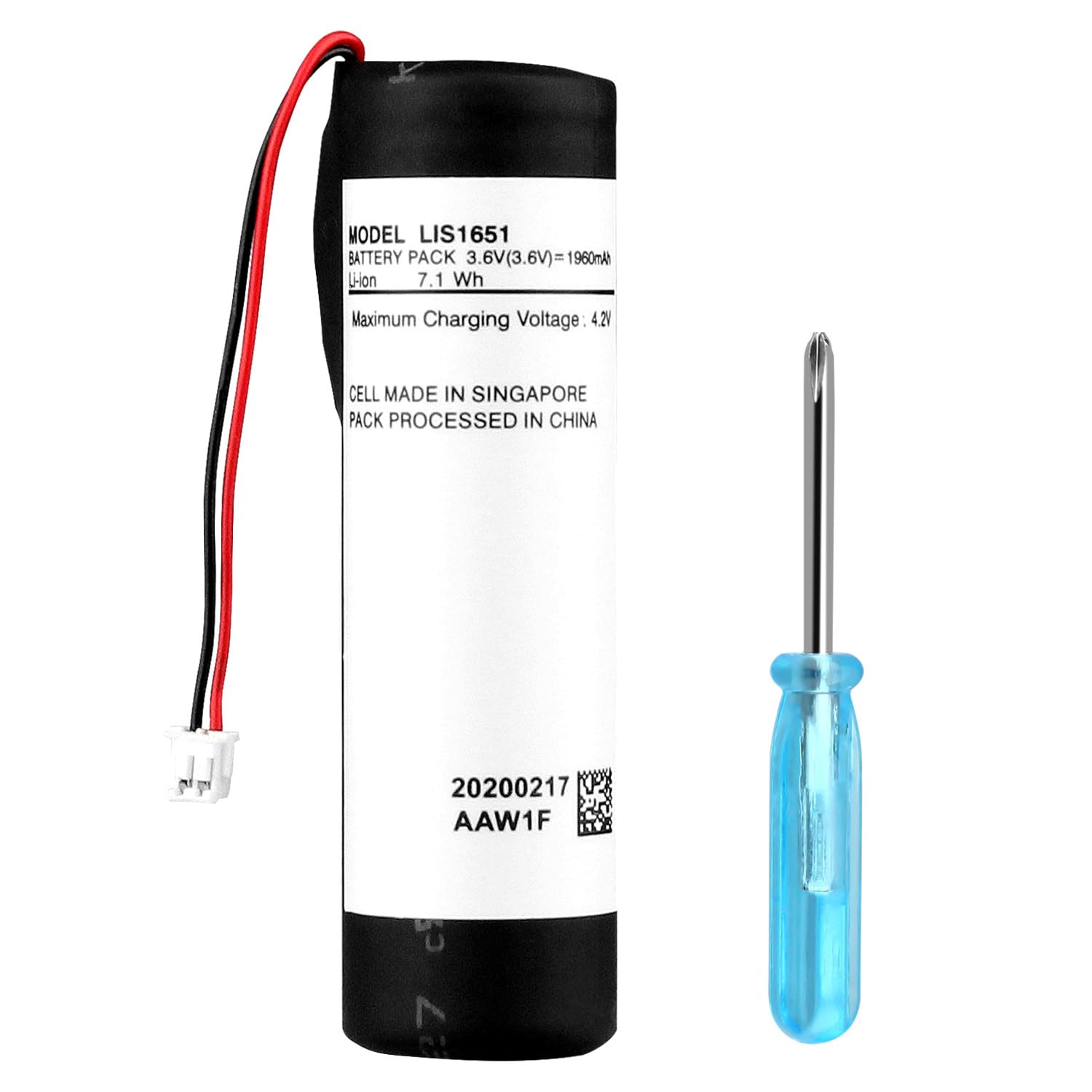 Amazon.com: OSTENT 1960mAh Li-ion Battery Pack Rechargeable Lithium-ion ...