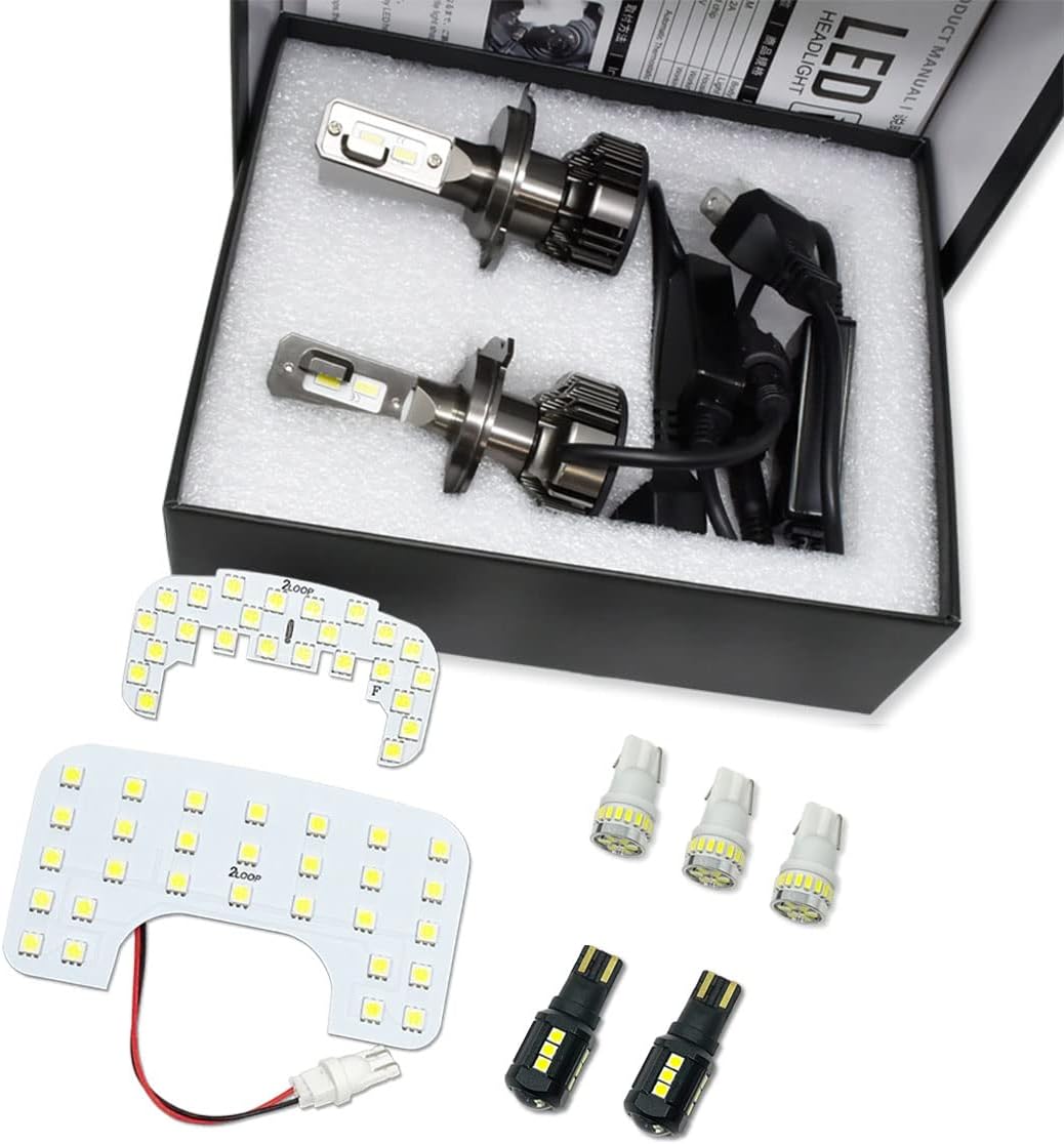 Amazon | 2LOOP(ツーループ) LED化 ハイゼットカーゴ S700V S710V ※クルーズ クルーズターボは不可 ヘッドライト LEDルームランプ ポジション ナンバー灯 ...