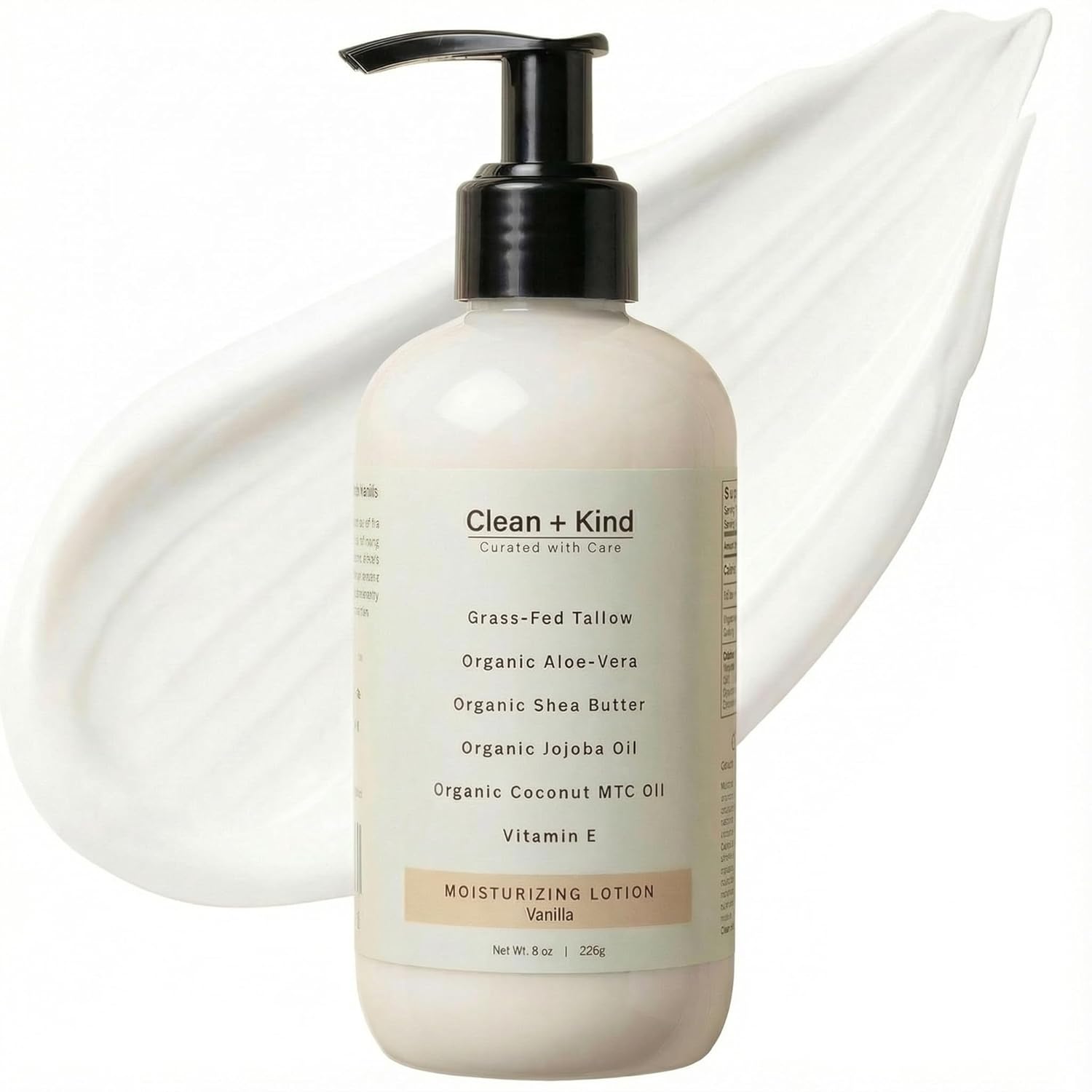 Amazon.com : Clean + Kind Daily Moisturizing Lotion – Tallow Body ...