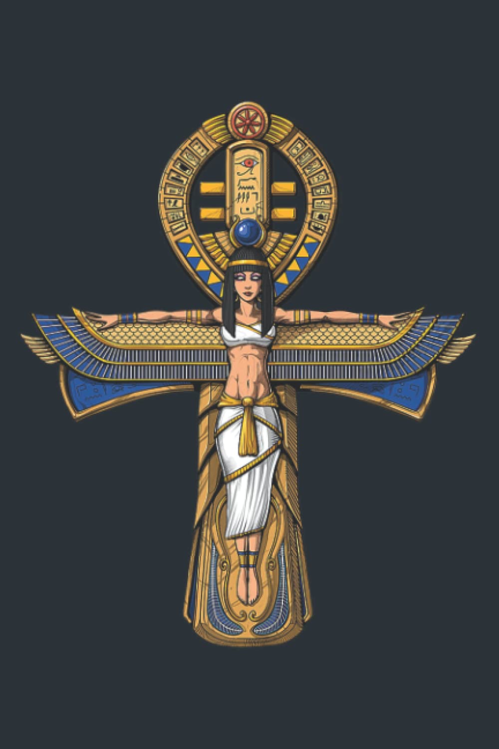 Ashley Mulberryegyptian Goddess Isis Ancient Egypt Pharaoh Ankh Cross ...