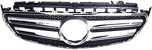 Amazon.com: Bapmic 2138880123 Front Center Grille for Mercedes-Benz ...